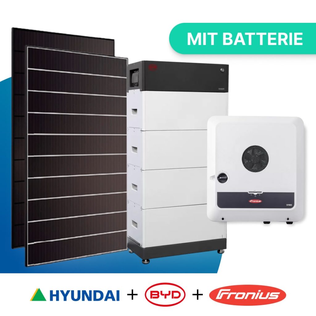 HYUNDAI PV-ANLAGE MIT FRONIUS WECHSELRICHTER + BATTERIE - SolarZone